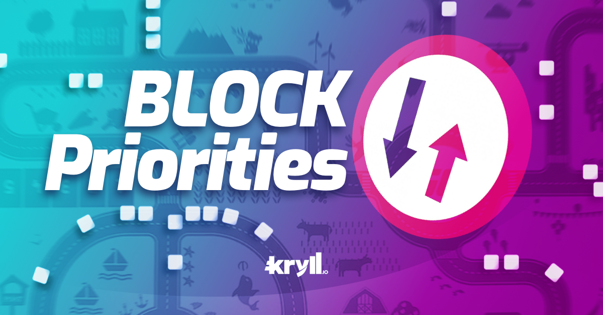 Priority of blocks in the Kryll strategy editor