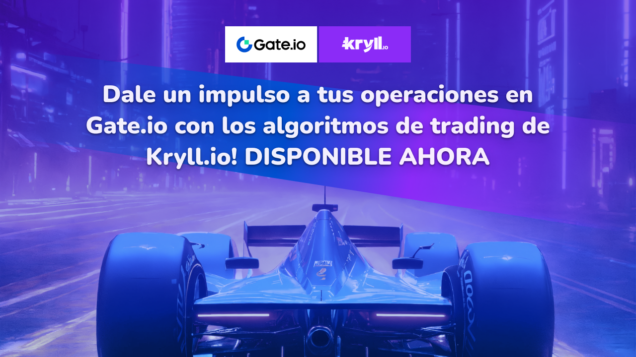 Gate.io ahora disponible en la plataforma de Kryll.io para Trading!