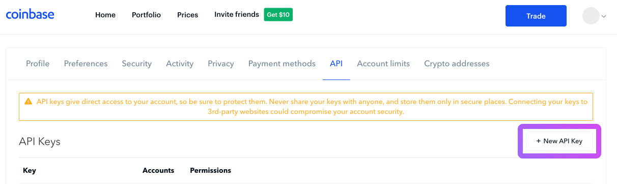 How to add your Coinbase API key to your Kryll account How to add your Coinbase API key to your Kryll account
